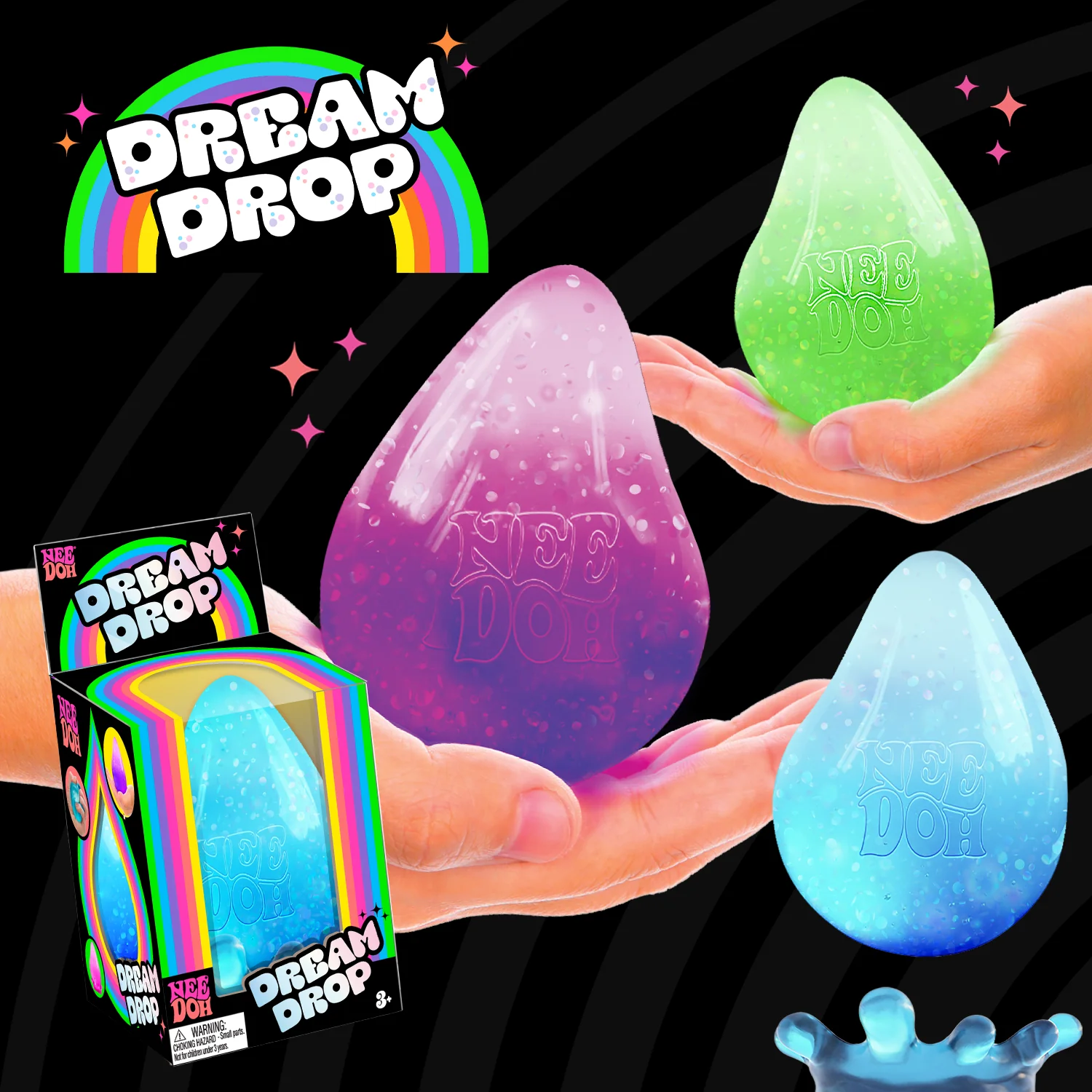 NeeDoh Dream Drop Color Changing Sensory Toy - Needoh